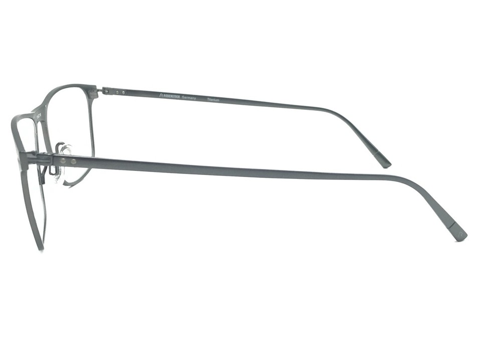 Rodenstock R 8020 B Gunmetal Titanium Square Eyeglasses Frames 54-18 ...