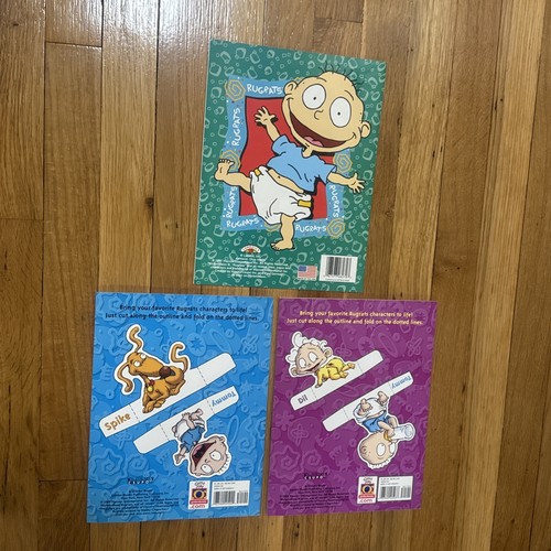 Lot Of 3 Vintage Rugrats Coloring/Sticker Books | eBay