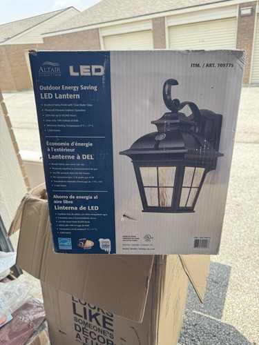 Brand New Altair Lighting Outdoor Energy Saving LED Wall Lantern 709775 ...