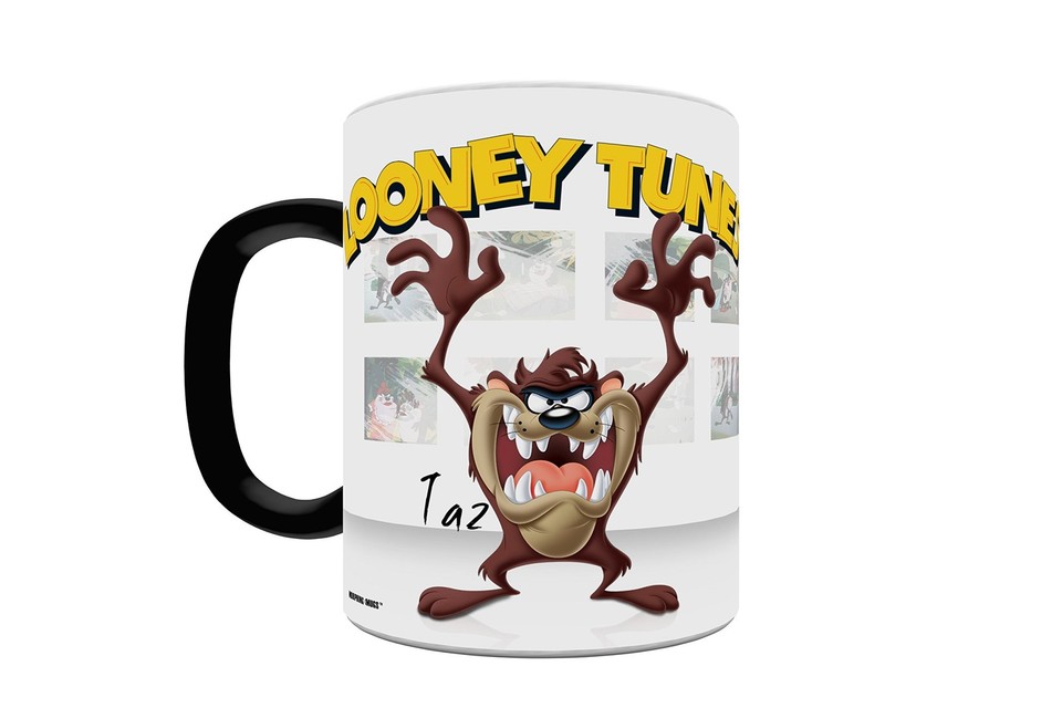 Morphing Mugs Looney Tunes Tazmanian Devil (Taz) Ceramic Mug, Black | eBay