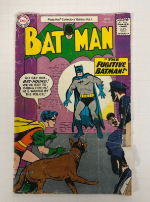Batman #123 The Fugitive Batman Pizza Hut Collector's Edition Comic ...