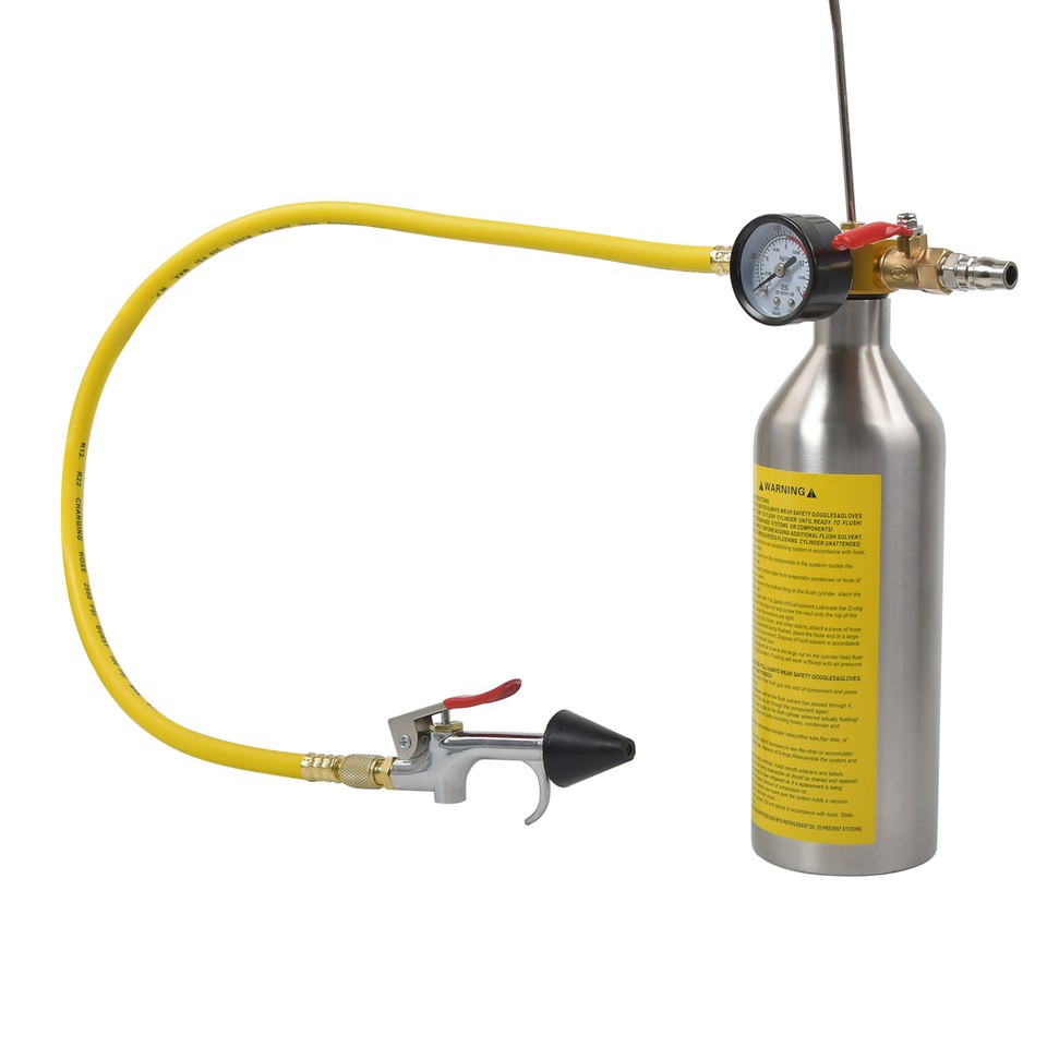 AC Flush Kit Car Air Conditioner System Clean Hose For R12 R22 R134A ...