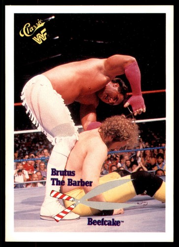 1990 TitanSports WWF Classics #113 Brutus "The Barber" Beefcake RC (2B0 ...