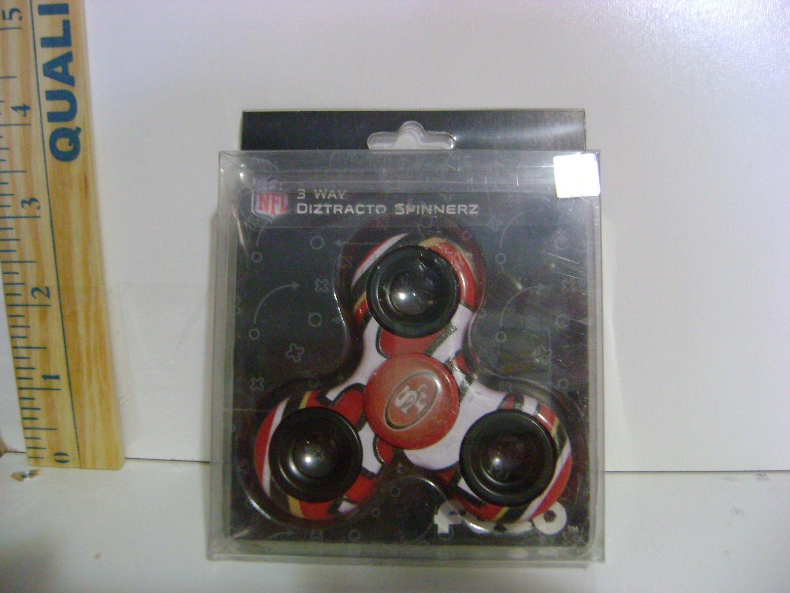 NIP - FOCO NFL SAN FRANCISCO 49ers 3 Way Diztracto Spinnerz Fidget ...