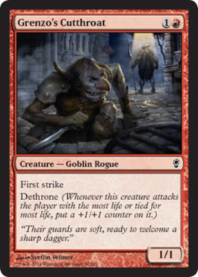 4 Grenzo's Cutthroat NM-Mint Conspiracy Red C mtg SPARROW MAGIC 4x x4 ...