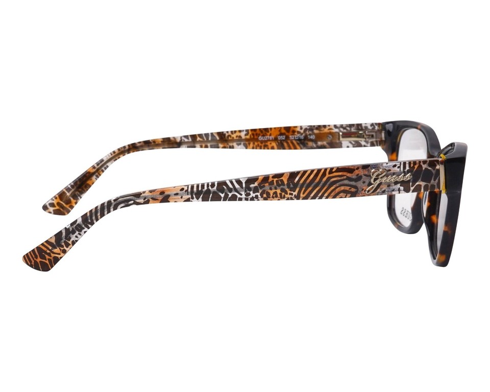 GUESS GU2781 052 Dark Havana Plastic Cat Eye Optical Eyeglasses Frame ...