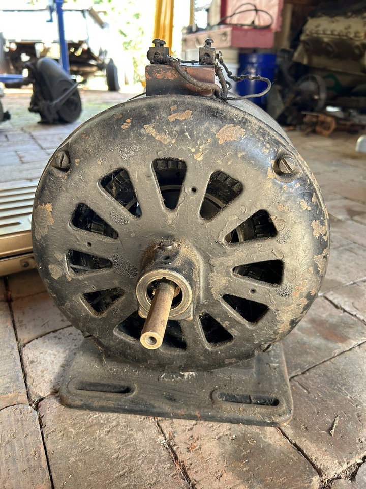 Huge Antique Prewar Electric Motor 85lb Century No Badge Wagon Wheel ...
