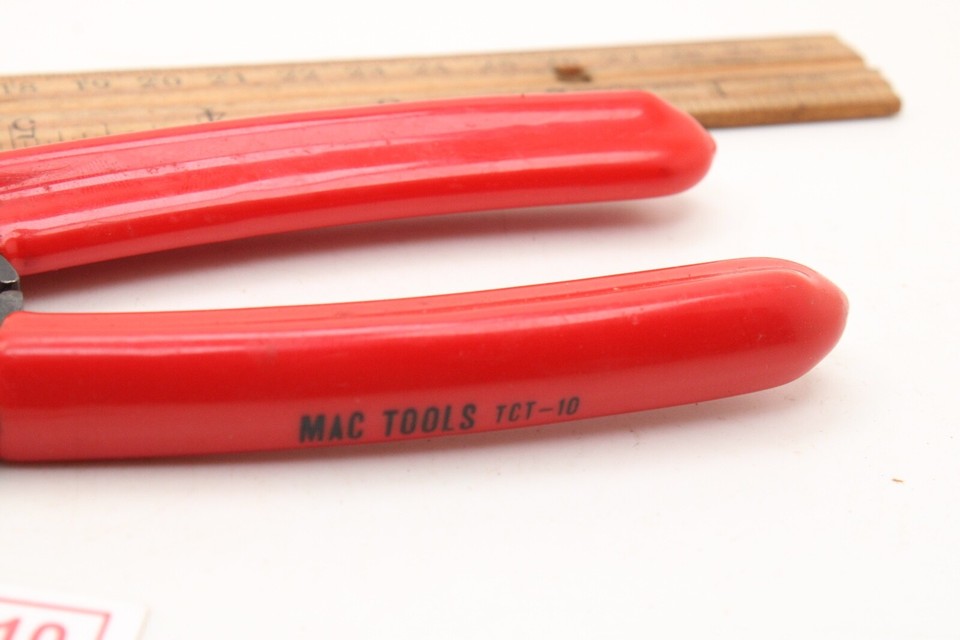 MAC Tools TCT-10 Wire Stripper Crimper Tool Red Comfort Grip USA | eBay