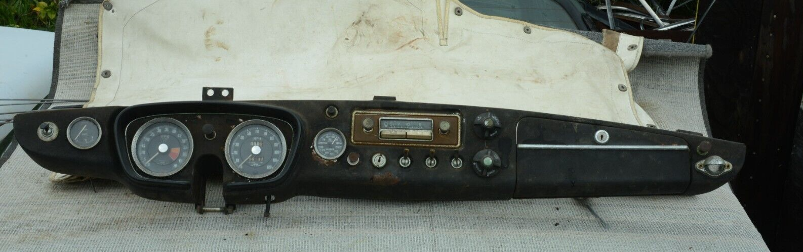MG MGB STEEL DASH BOARD ASSEMBLE - METAL DASH BOARD | eBay