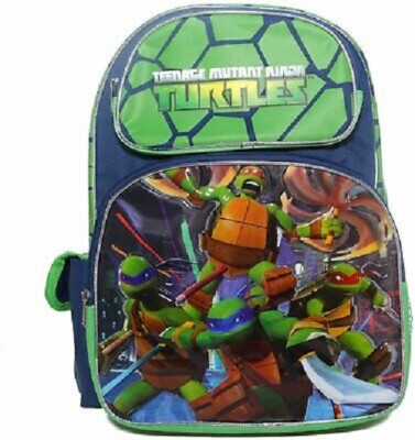 Teenage Mutant Ninja Turtles 16" inches Backpack Tag Licensed Product ...