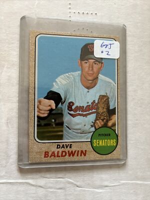 1968 Dave Baldwin Washington Senators Topps Baseball Card #231 | eBay