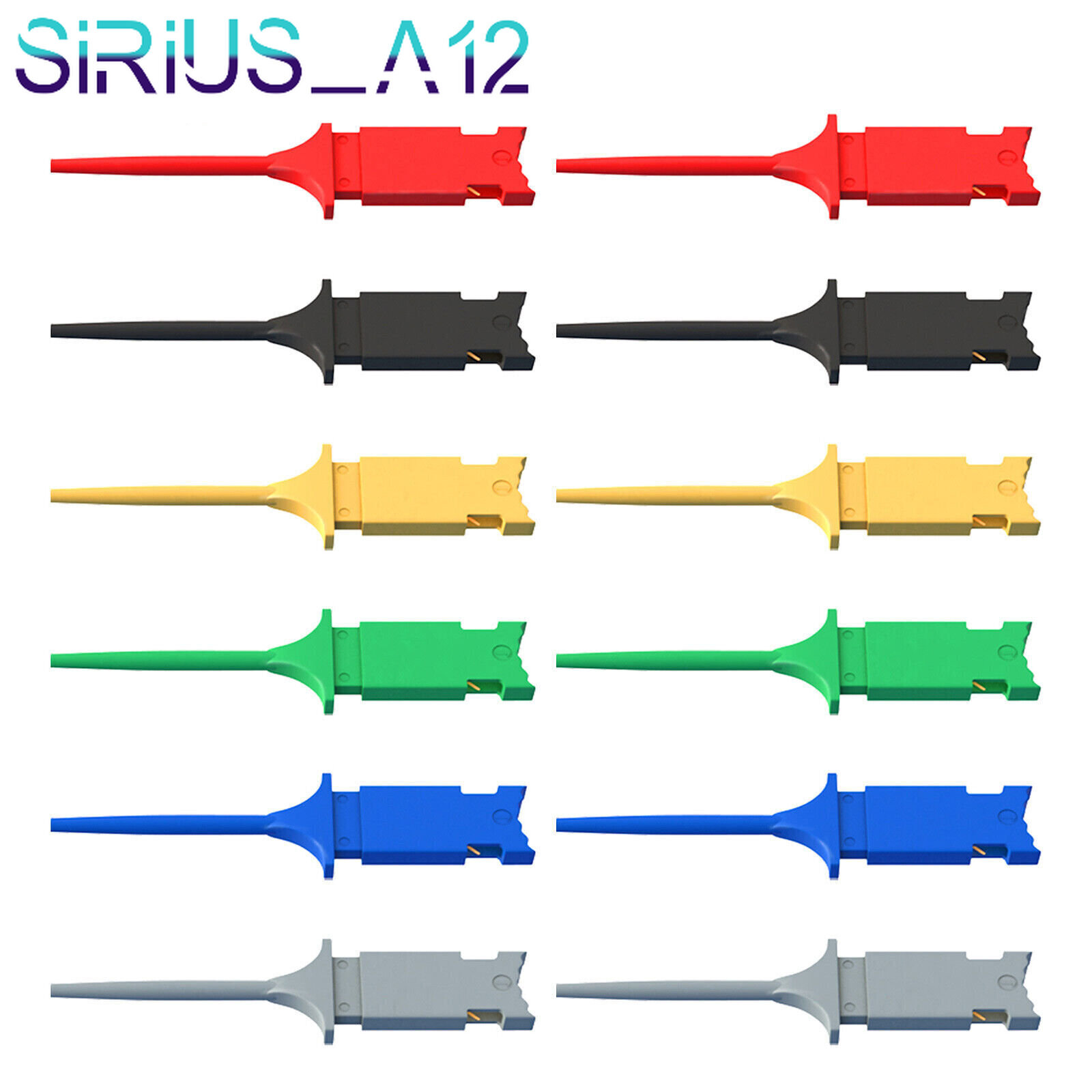 Peakelect Mini Grabber SMD IC Test Hooks Flat Test Clips for Electrical ...