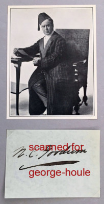 NAT C. GOODWIN - SIGNED- -CHARLES DICKENS - OLIVER TWIST - ACTOR | eBay