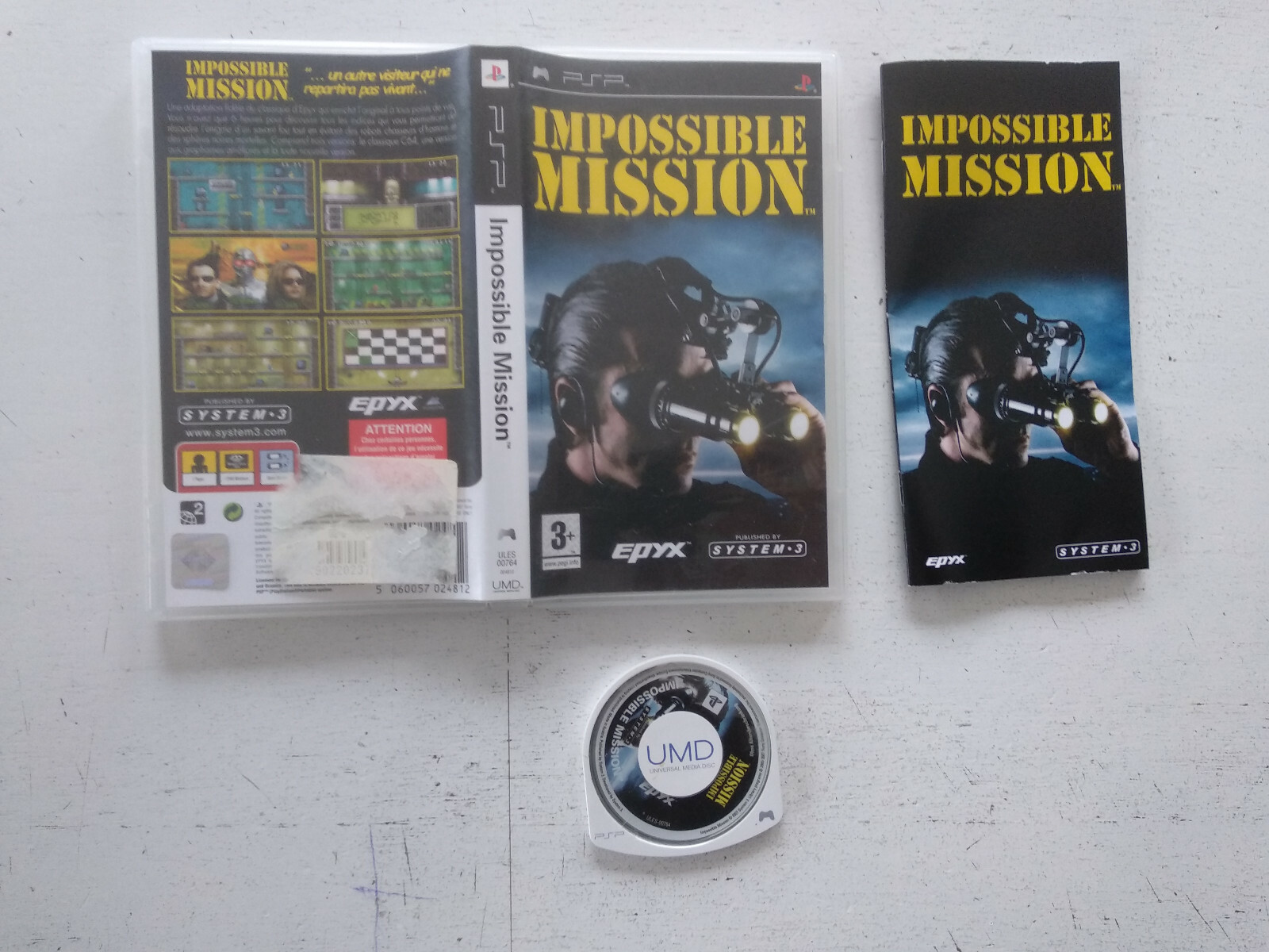 Impossible Mission PSP - Prix - Photo - Présentation
