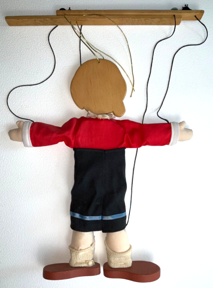 Vintage Popeye OLIVE OYL Cloth & Wood Marionette Puppet 12.25” x 14” | eBay