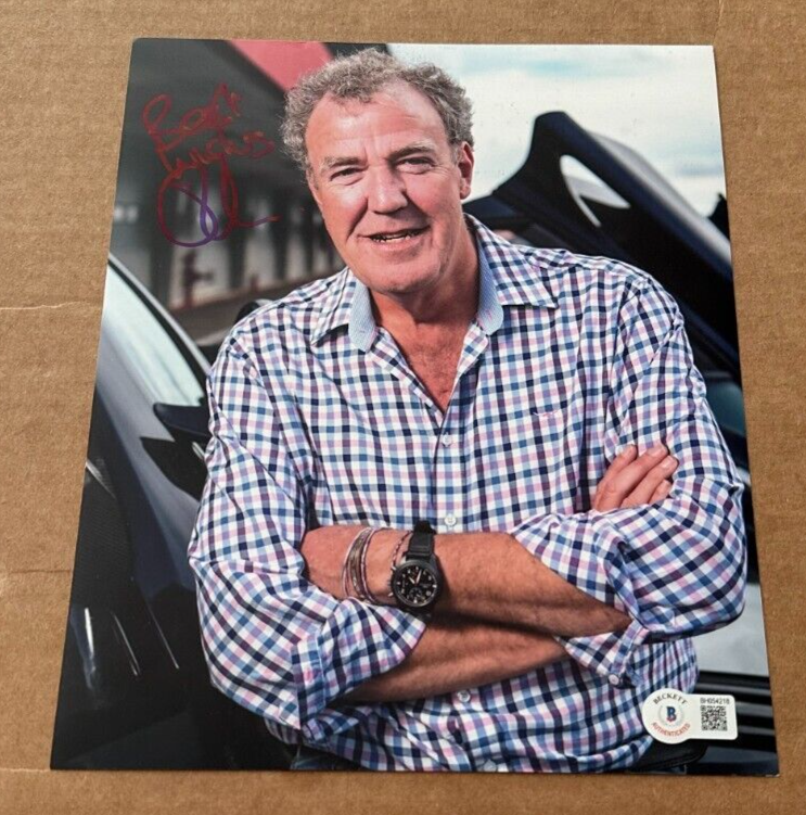 JEREMY CLARKSON SIGNED TOP GEAR 8X10 PHOTO BECKETT BAS #7 | eBay