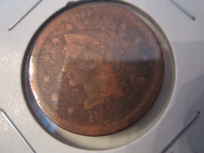 U.S. 1856 ONE CENT COIN - LARGE CENT BRAIDED HAIR - LOT #8 - BBA17 | eBay