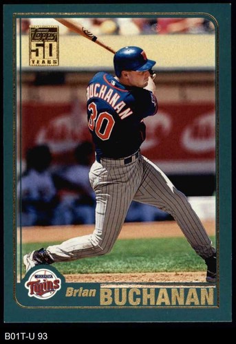 2001 Topps #93 Brian Buchanan Twins 8 - NM/MT | eBay