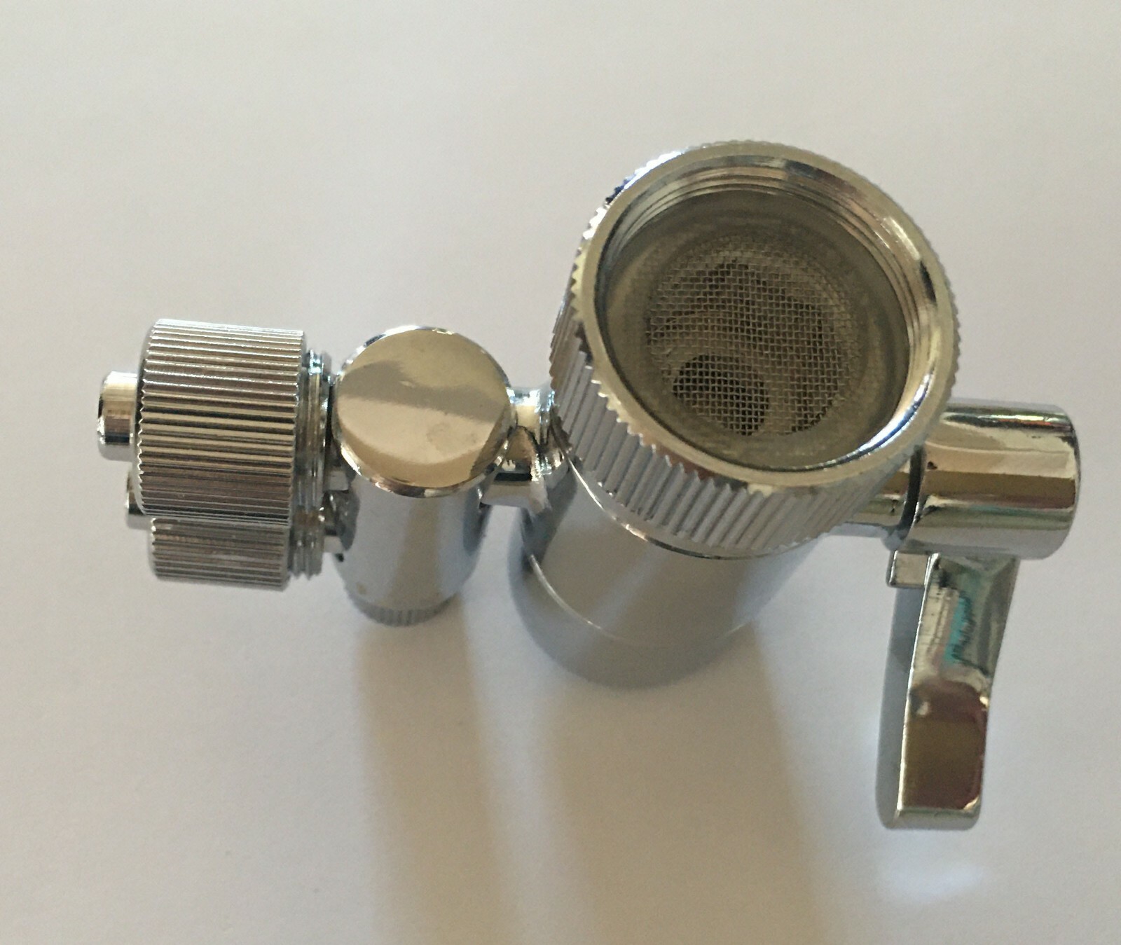 Two way Faucet Adapter Diverter Valve for Water Filters purifiers 3/8 ...