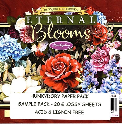 ETERNAL BLOOMS HUNKYDORY Little Square Book sample pack - 20 sheets LBSQ165 | eBay UK