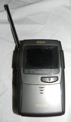 Vintage RCA Color LCD Handheld Television - powers on | eBay