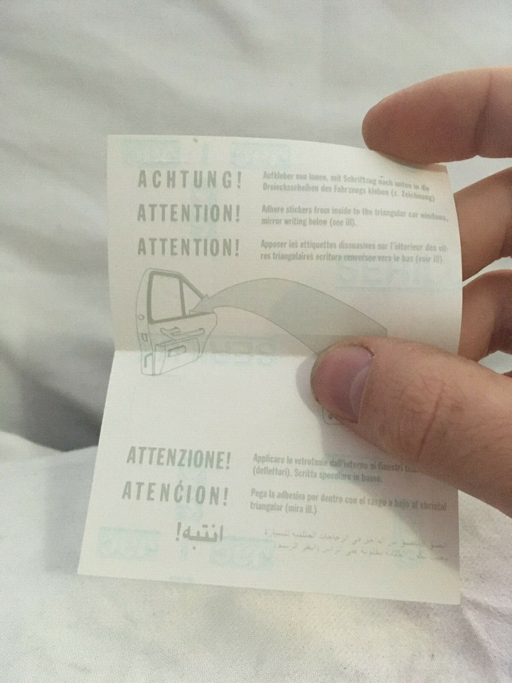 Mercedes Radio Code Stickers Autocollants W202 W203 W208 W124 W210 W140 ...