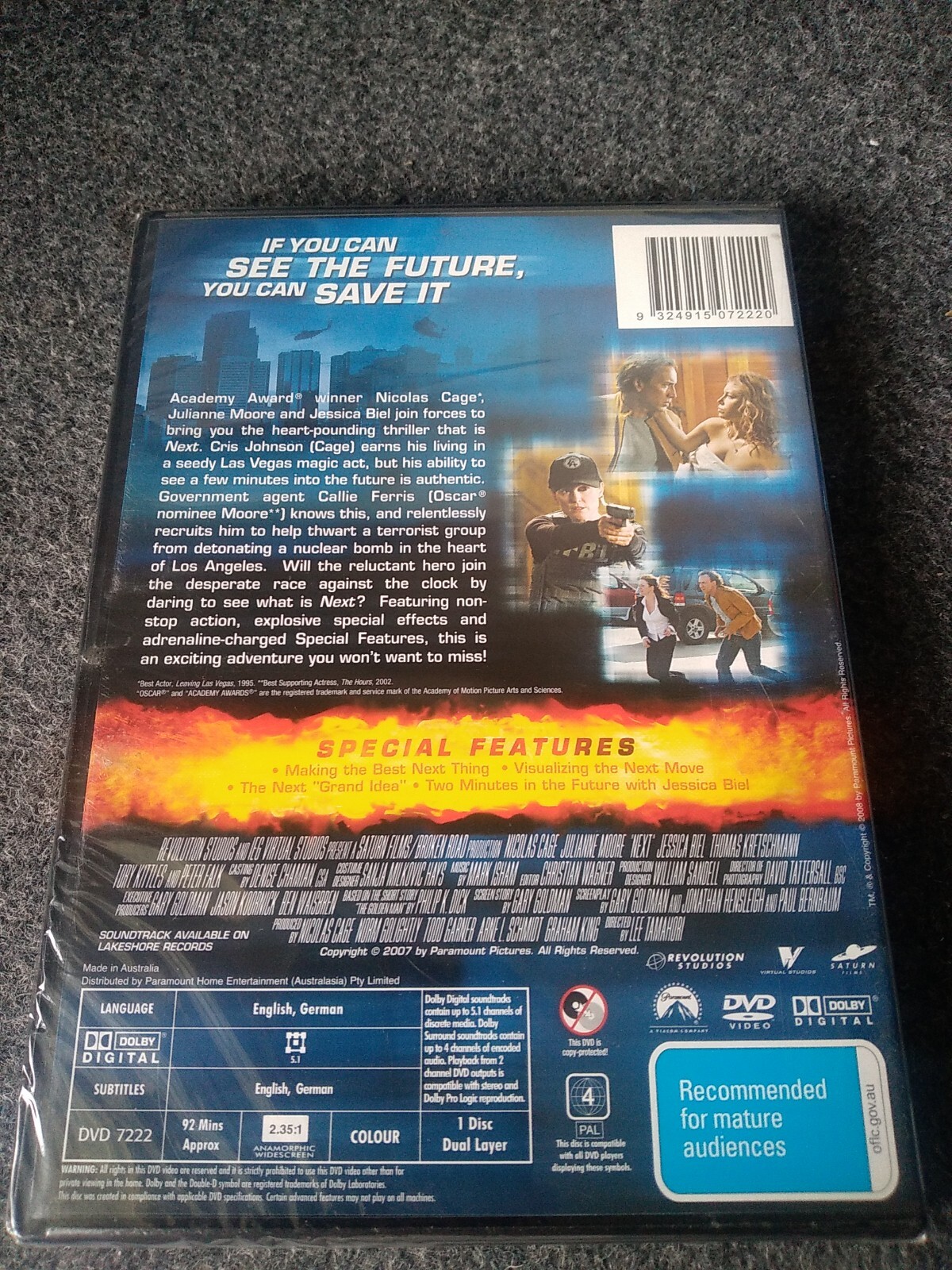 Next (DVD, 2007) REGION 4 | eBay