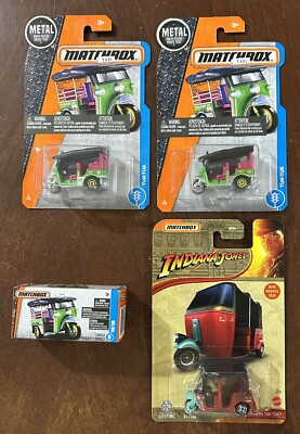 Matchbox 2016 TUK TUK License Plate No License Plate Power Indiana ...
