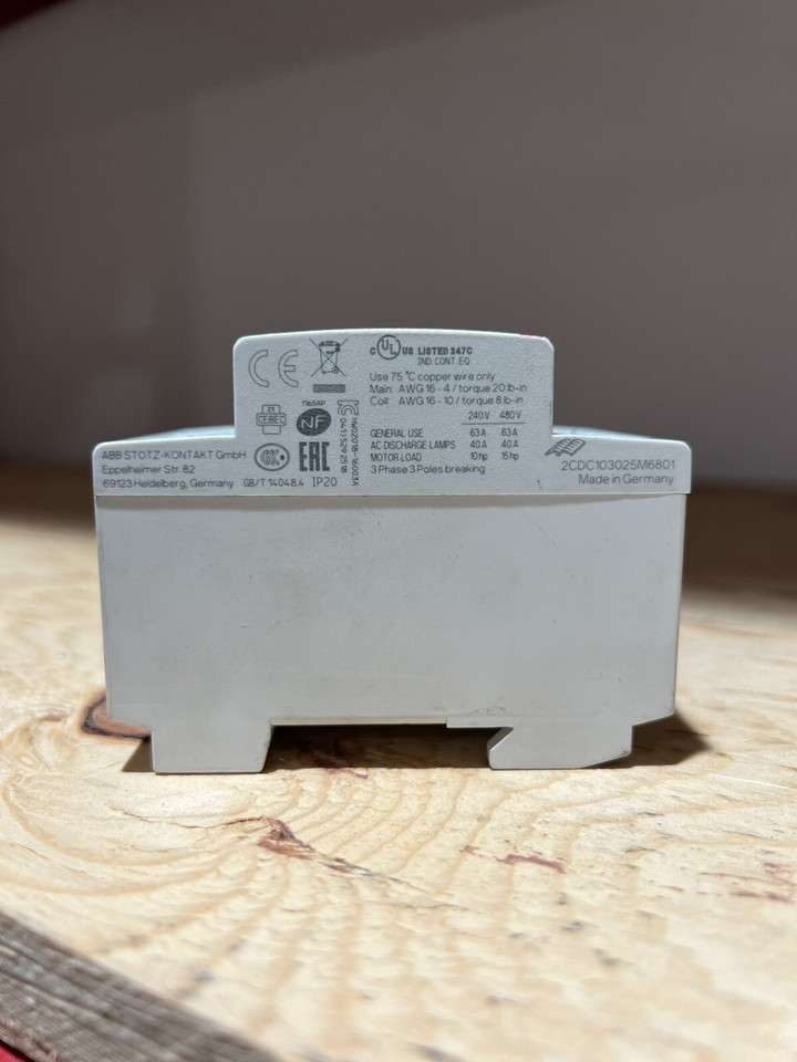 ABB ESB 63-40 CONTACTOR | eBay