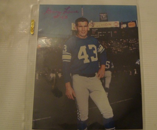 GARY LOWE AUTOGRAPH 8X10 COLOR FOOTBALL PHOTO DETROIT LIONS DECEASED ...