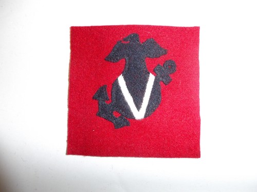 b2313 WW1 USMC 5th Marine Brigade patch 2nd Battalion 11th Regiment R5C ...