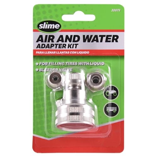Slime Air Water Adapter Kit for Tires Garden Hose Connector with ...