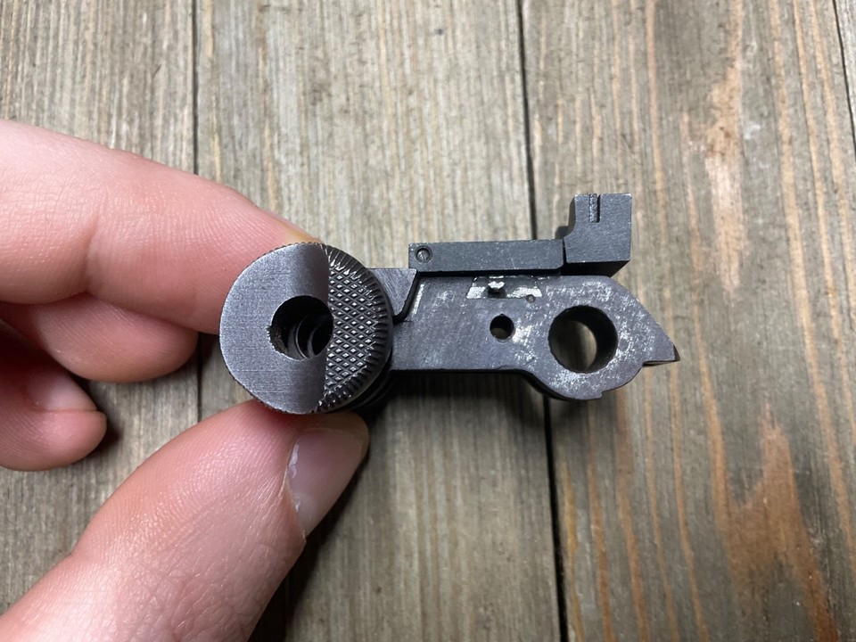 German Luger P08 Pistol 9mm Rear Toggle Parts Modified w/ Sight As-Is ...