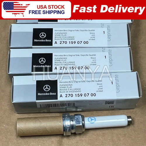 4PCS Genuine 2701590700 Spark Plugs Fits for C300 CLA250 E300 GLA20 ...