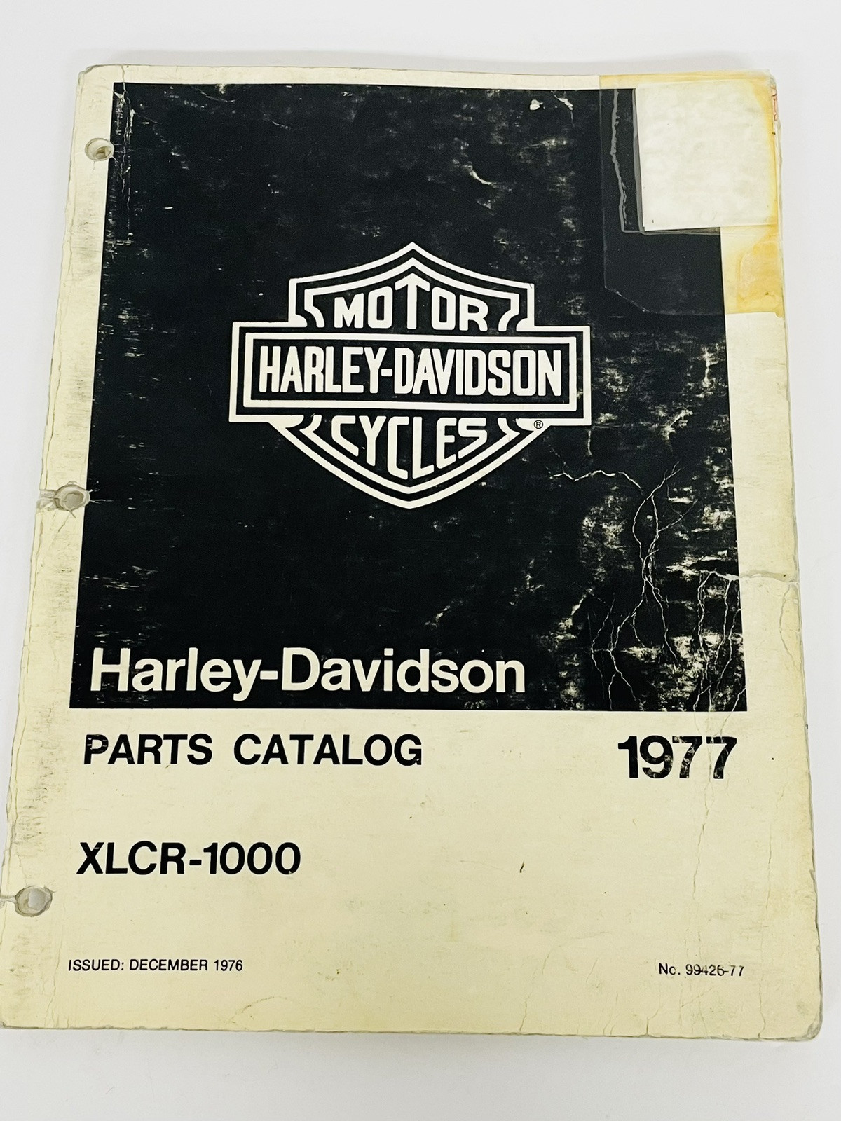 Harley-Davidson 99426-77- Parts Catalog / Manual 1977 XLCR-1000 Modelの ...