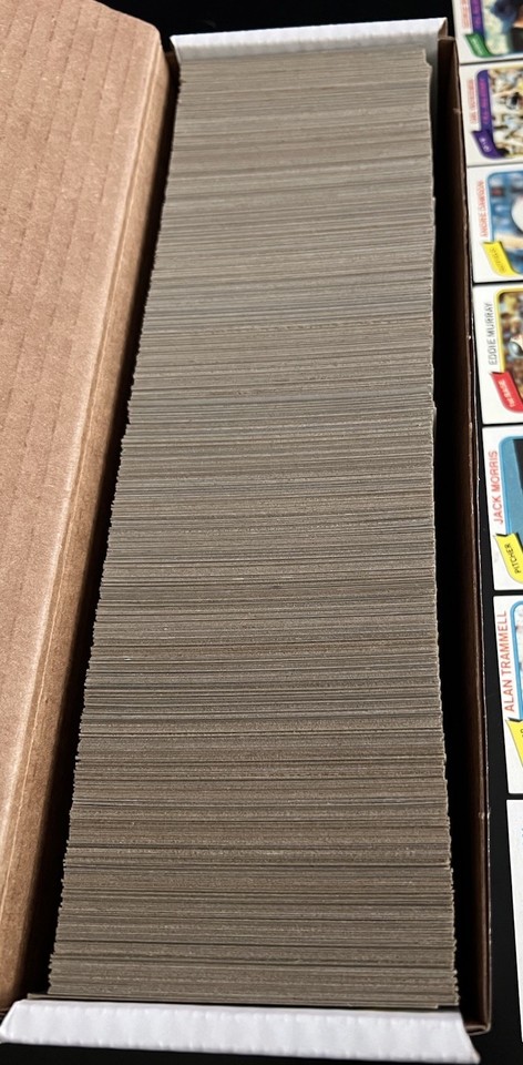 1980 Topps Baseball Card Lot 677 Different Started Set Stars Rookies ...