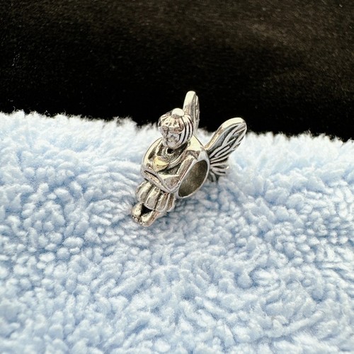 Pre-owned Pandora Silver Core Pipe Two-tone Gold Heart Forest Pixie ...