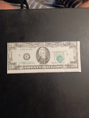 Misprinted US Twenty Dollar Note | eBay
