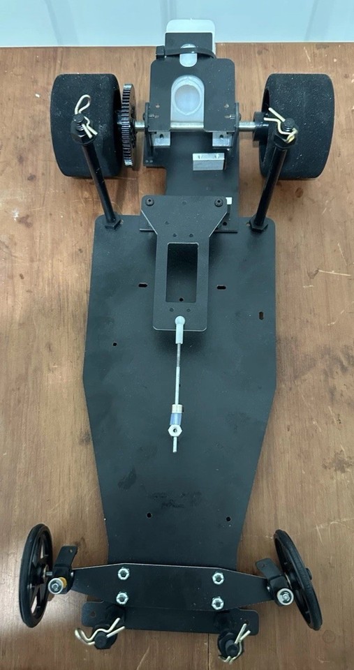 RJ Speed Nitro pro stock drag R/C car kit assembled with 2 nitro ...