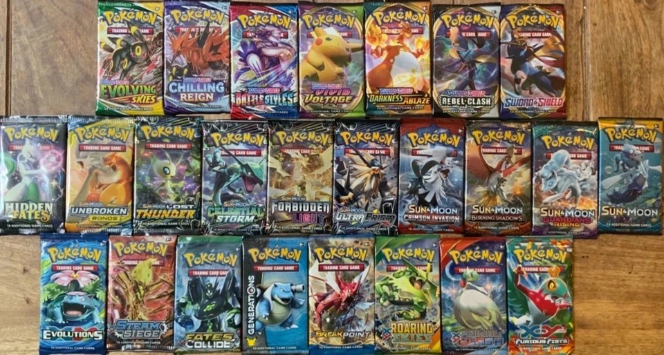 2x SEALED Vintage-Current Pokemon TCG Booster Pack/RANDOM BASE SET ...