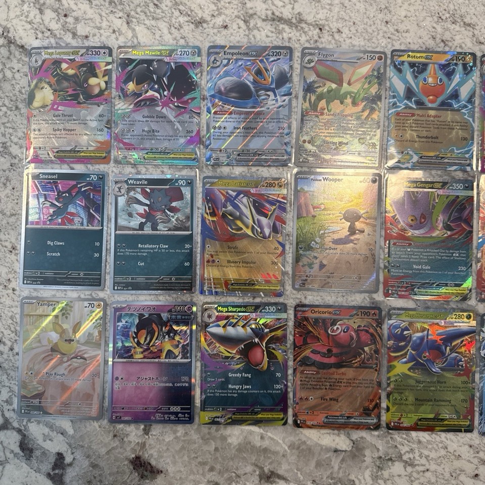 Pokemon Card Lots IR/ EX Promo and Other Rare Cards. All NM Condition ...