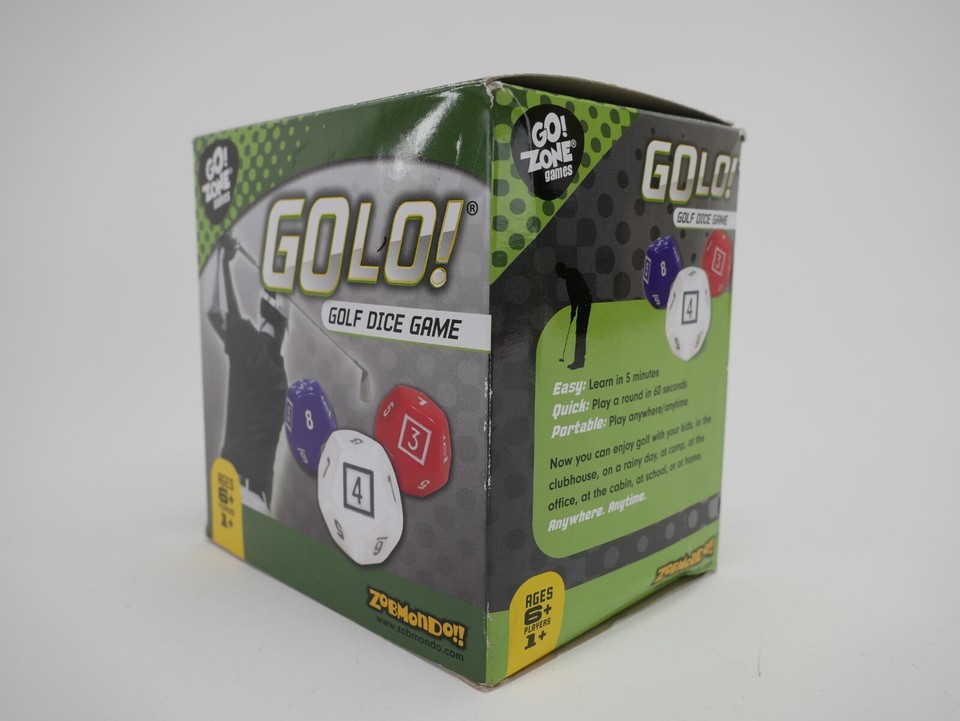 Zobmondo!! GOLO Golf Dice Game for Golfers, Families, and Kids - No ...