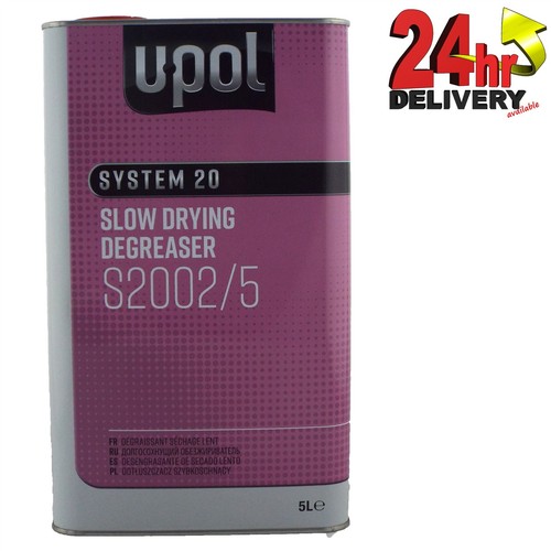 U-Pol System 20 Slow Panel Wipe & Degreaser 5L Panelwipe Upol S2002/5 ...