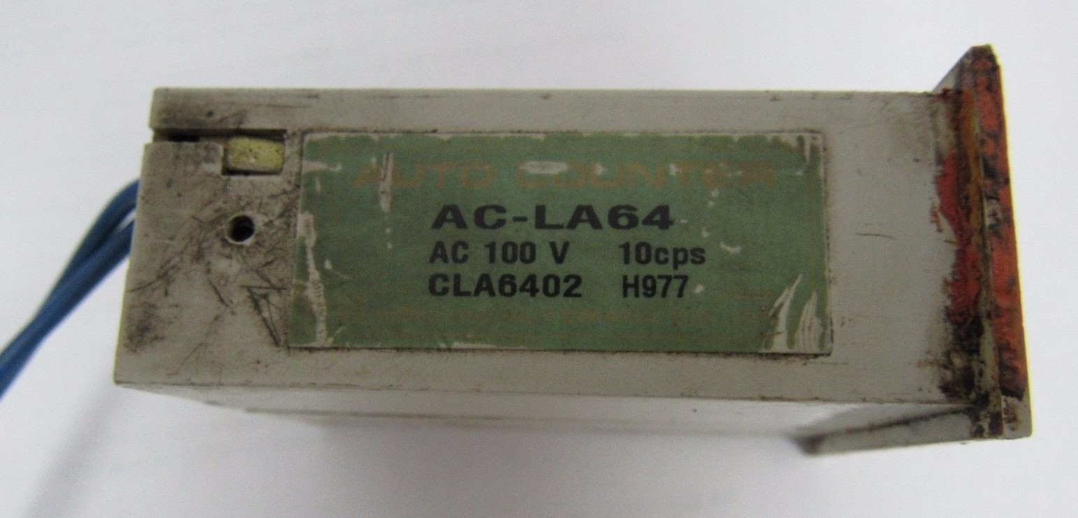 AUTO-COUNTER AC-LA64 100v AC 10cps CLA6402 h977 6 POSITION COUNTER | eBay