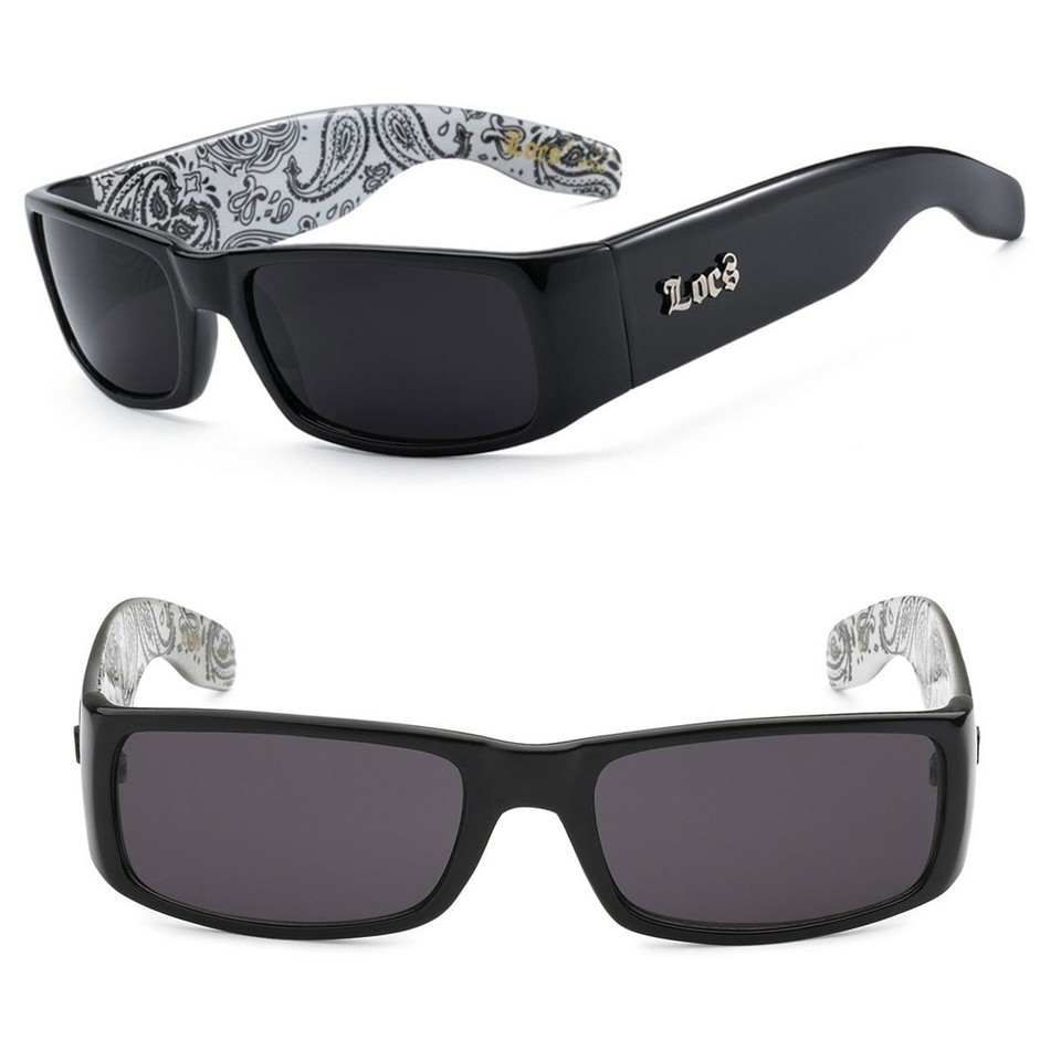 Locs Authentic Cholo Biker Motorcycle Sunglasses OG Style LC01 | eBay
