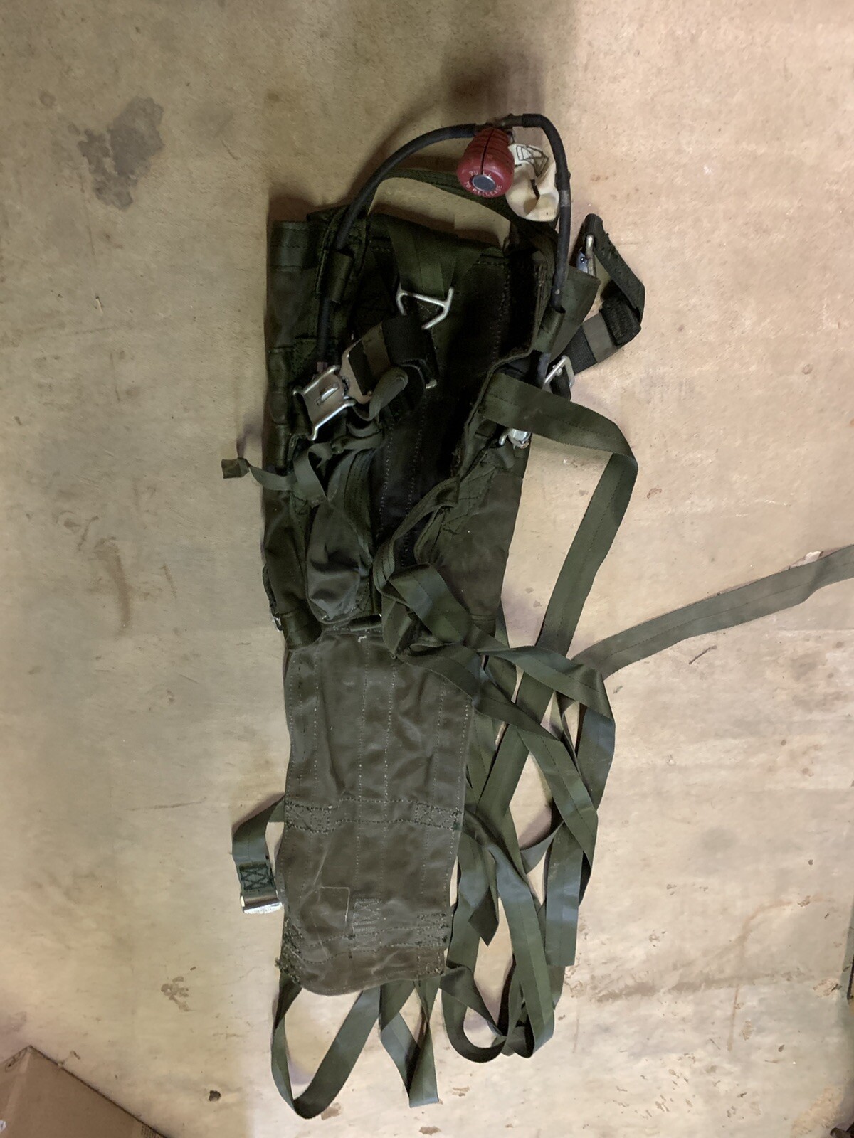 Parachute harness weapon and equiptment Military Issue | eBay