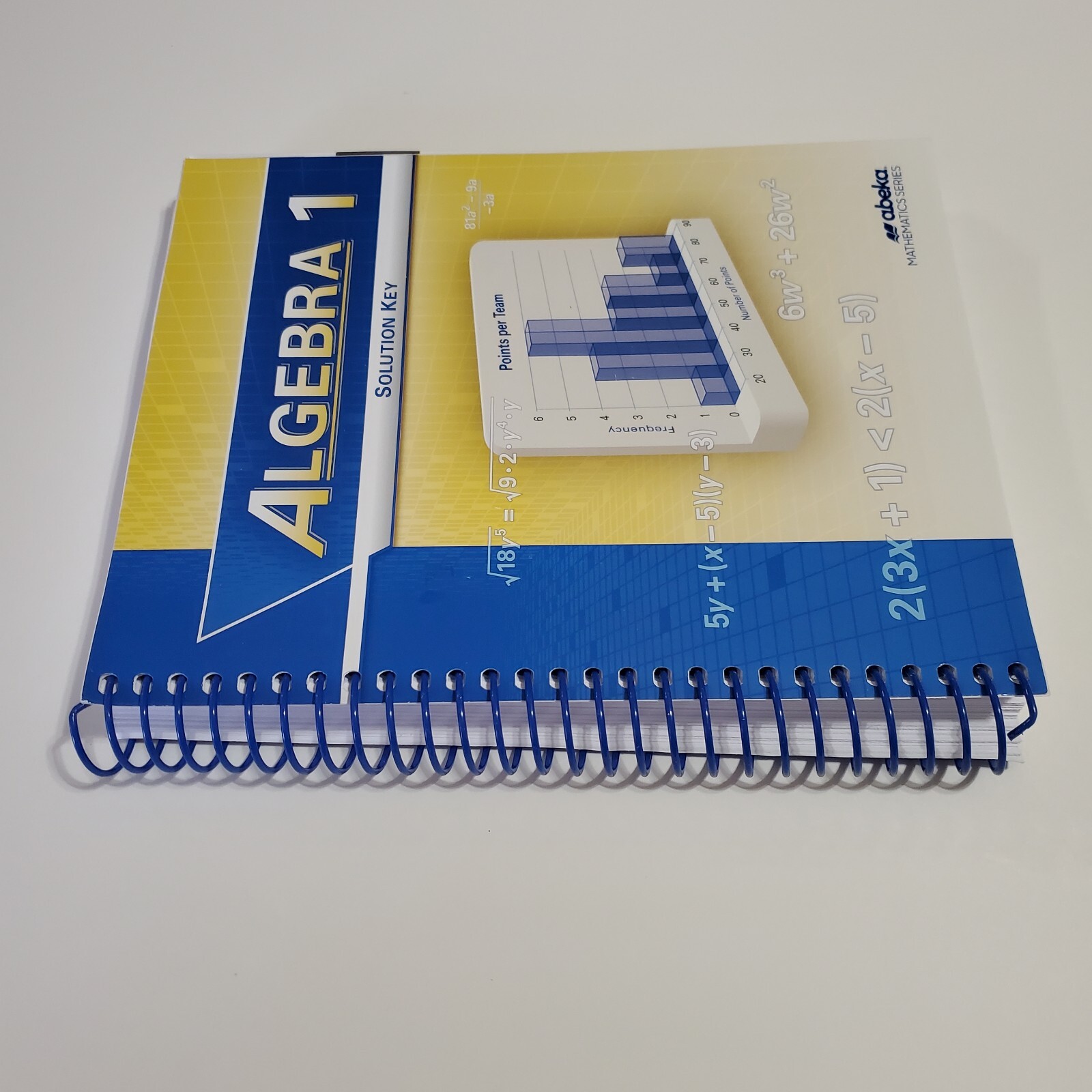 Abeka Algebra 1 Math Solution Key Teachers Answer Book Homeschool ...