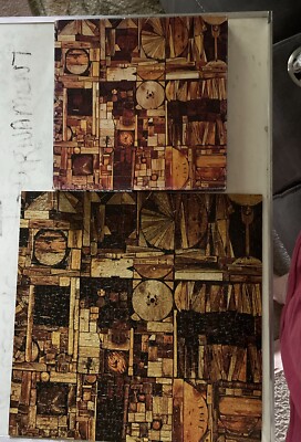 Vintage Springbok 1973 WOOD COLLAGE Puzzle COMPLETE Bob Schneeberg 500 ...