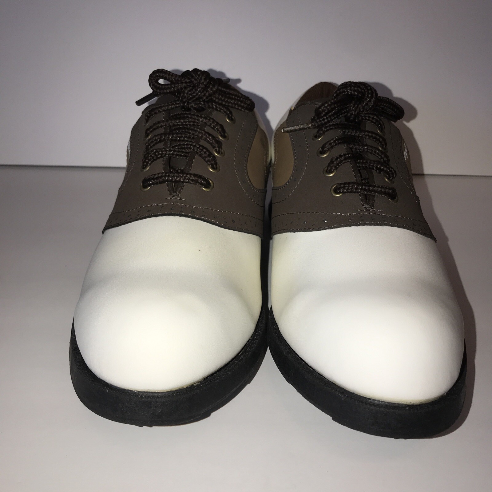 Men Macgregor Brown & White Style 3600 Golf Shoes U.S. Size 10 1/2 New ...