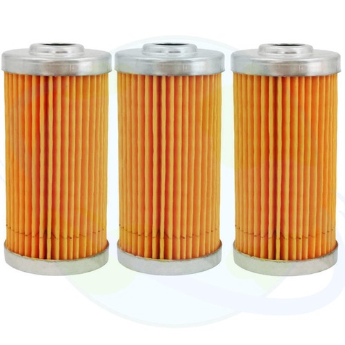 Short Fuel Filter 3 Pack - Fits Yanmar Tractors 1100, 1110, 1300 ...